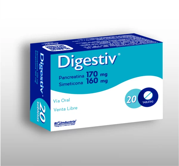 Digestiv Tabletas – BIOINDUSTRIA